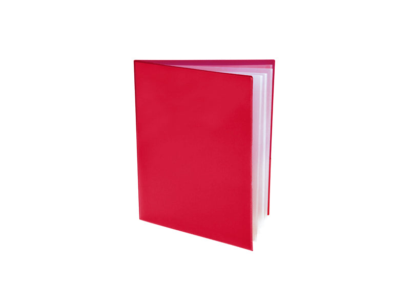 red pocket only folder