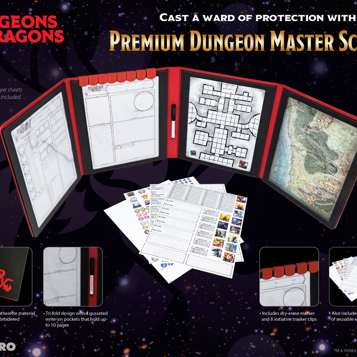 Dungeons & Dragons - Premium Dungeon Master’s Screen – Ultra PRO ...