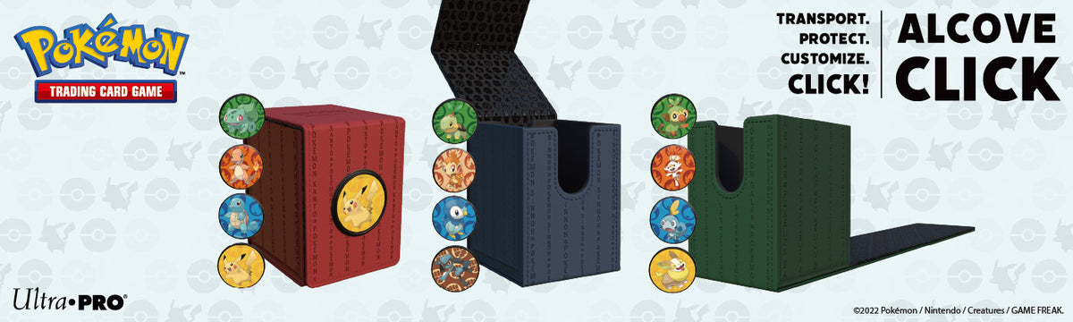 Pokémon Alcove Click Deck Boxes | Ultra PRO International