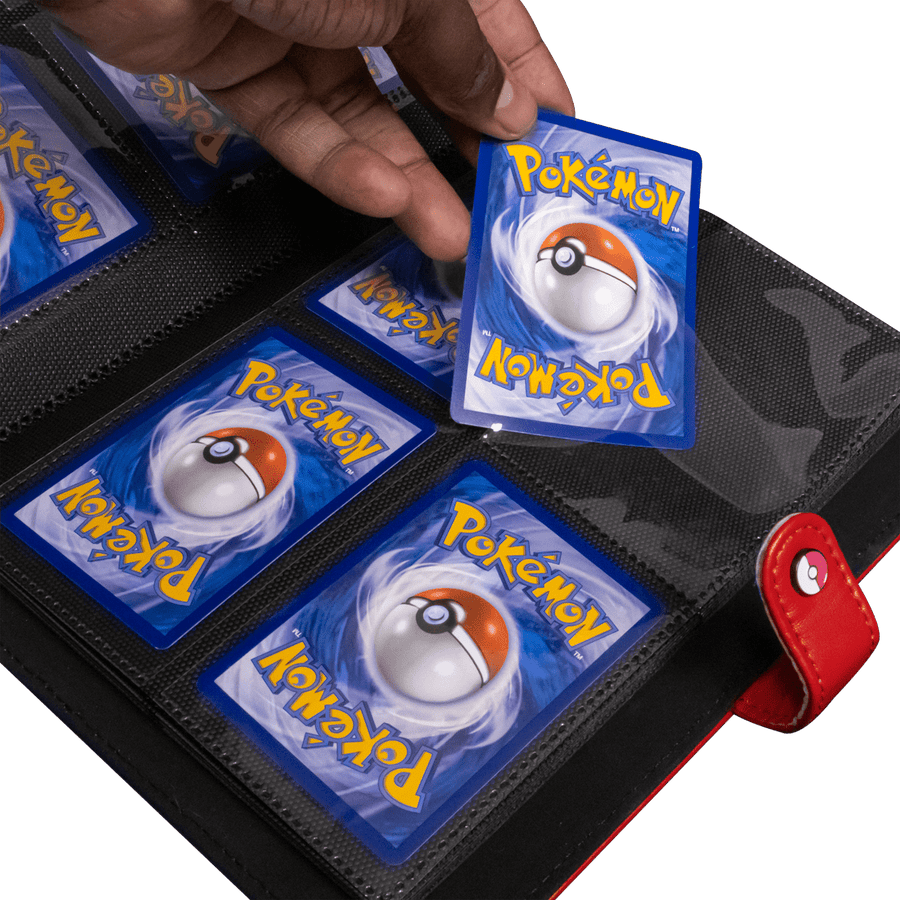 Premium Red 4-Pocket Snap Binder for Pokémon | Ultra PRO International