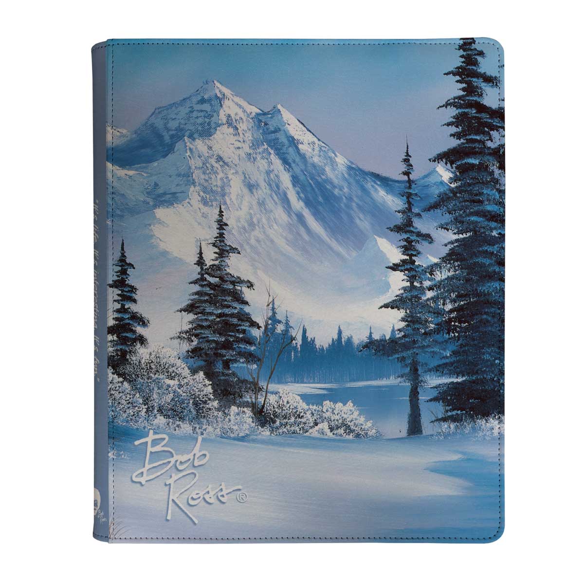 Bob Ross - Winter Paradise 9-Pocket Zippered PRO-BINDER® for Tabletop ...