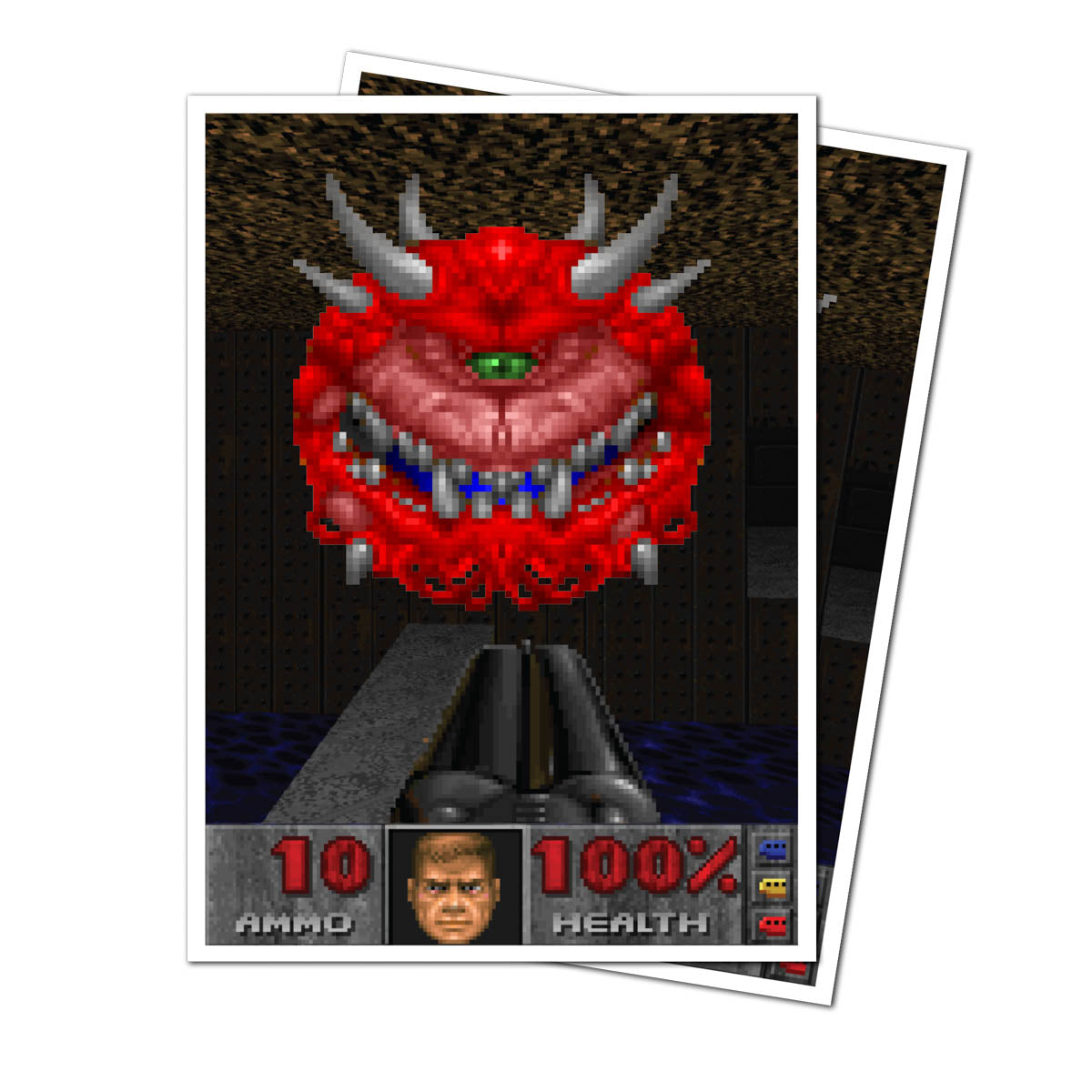 DOOM - CACODEMON - APEX Deck Protector Sleeves | Ultra PRO International