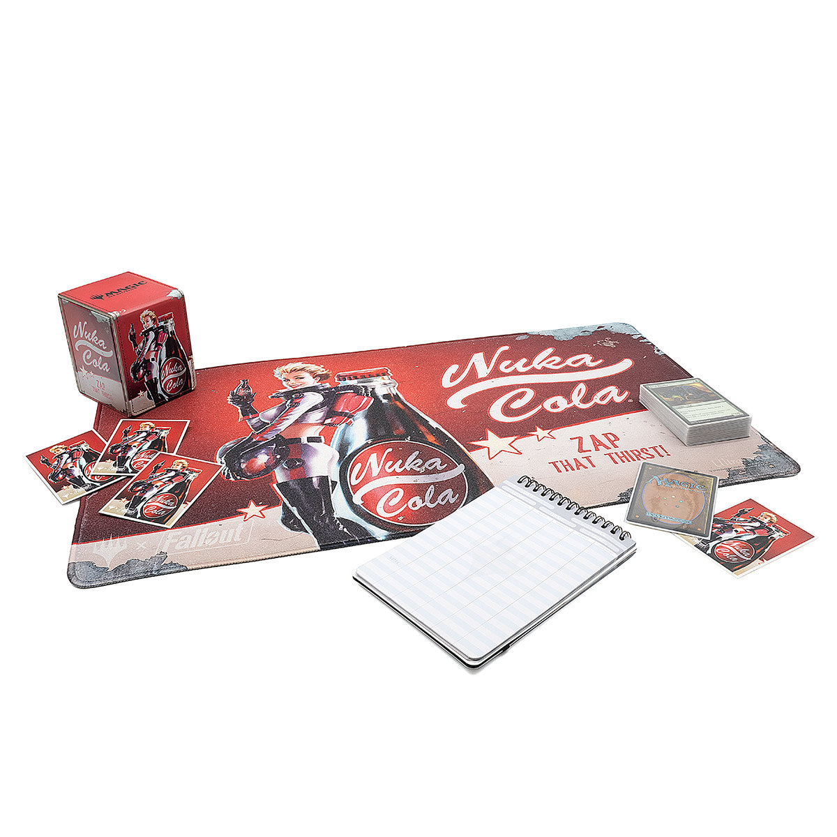 Fallout® Nuka Cola Pinup Holofoil Standard Gaming Playmat for Magic ...
