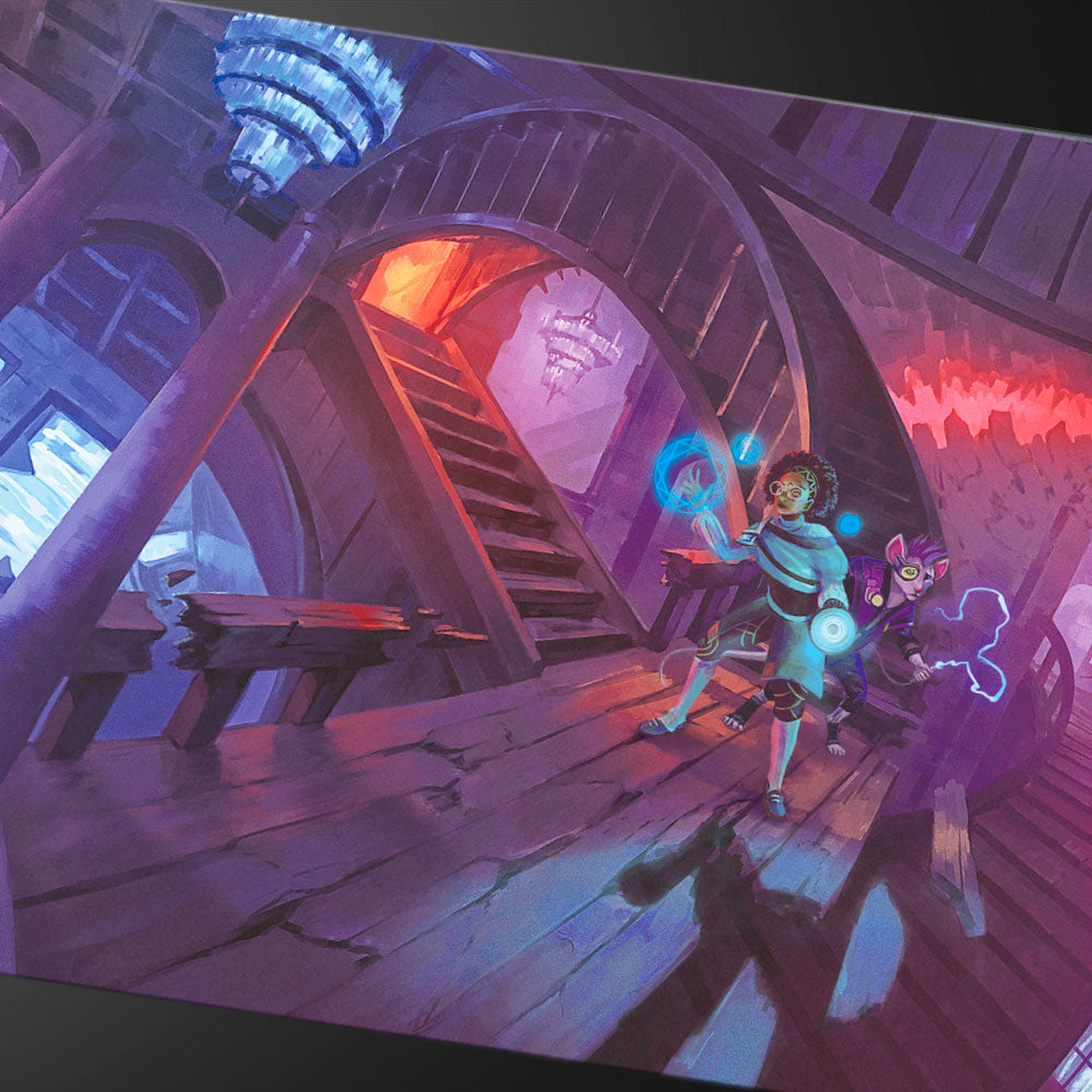 Duskmourn Play Booster Art Panorama 8ft Table Playmat for Magic: The G ...