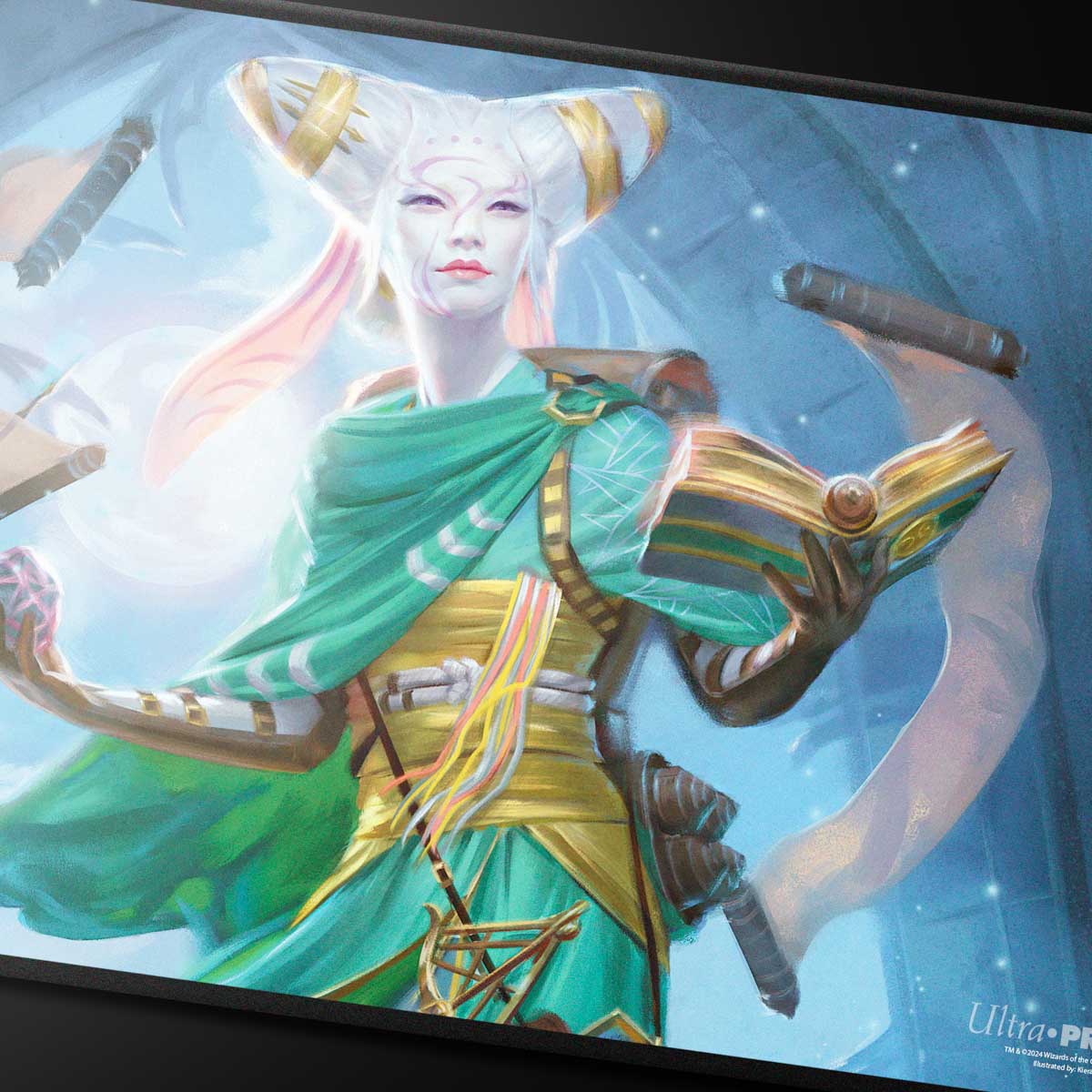 Innistrad Remastered Tamiyo, Field Researcher Black Stitched Playmat ...