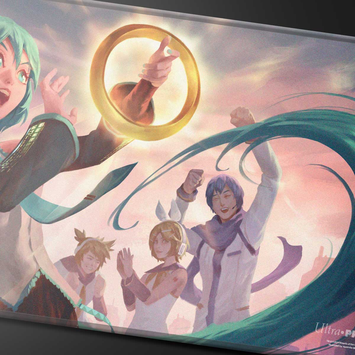 Hatsune Miku - Secret Lair - (Summer) Sol Ring - Stitched Edge Playmat ...