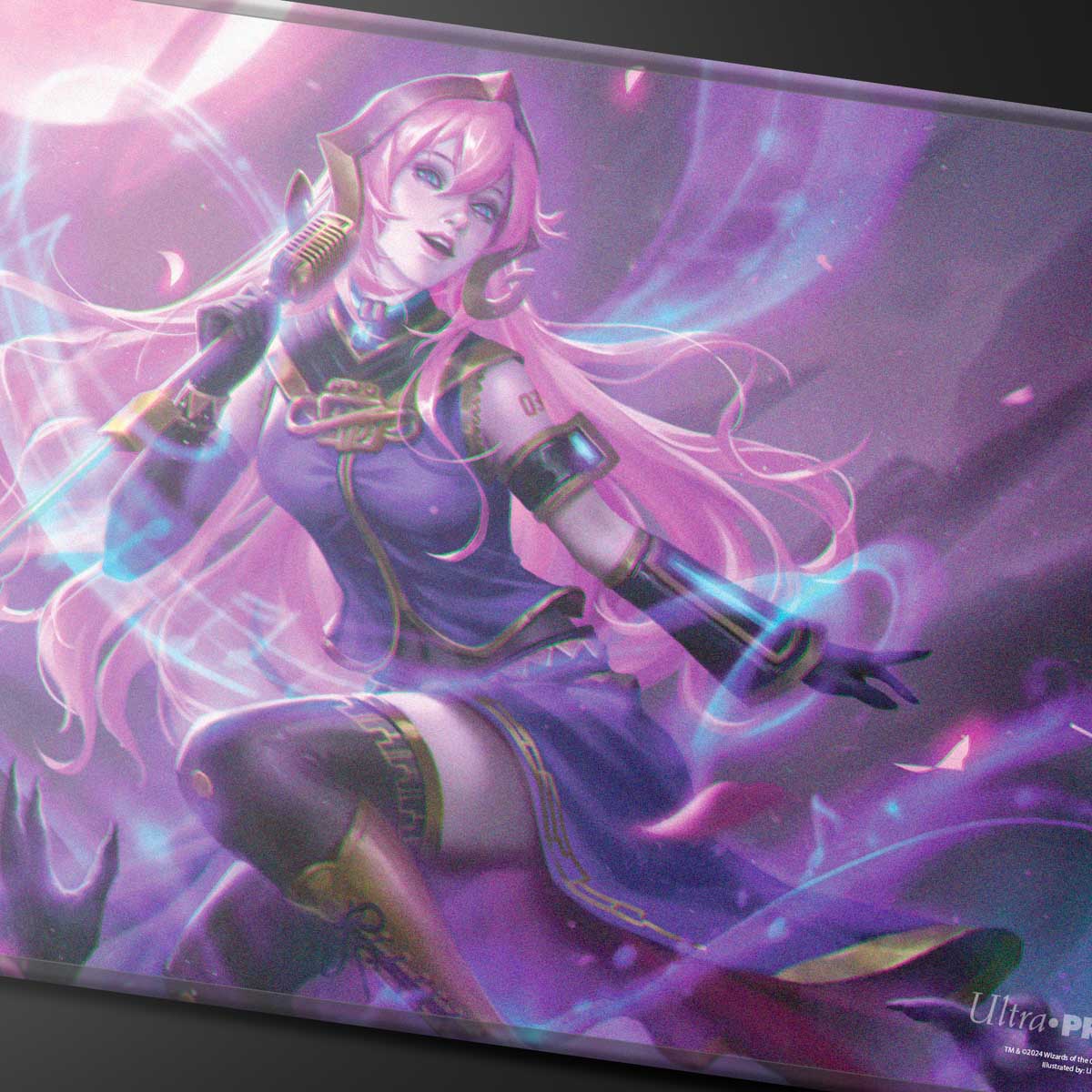 Hatsune Miku - Secret Lair - (Winter) Swan Song - Stitched Edge Playmat for Magic: The Gathering ...