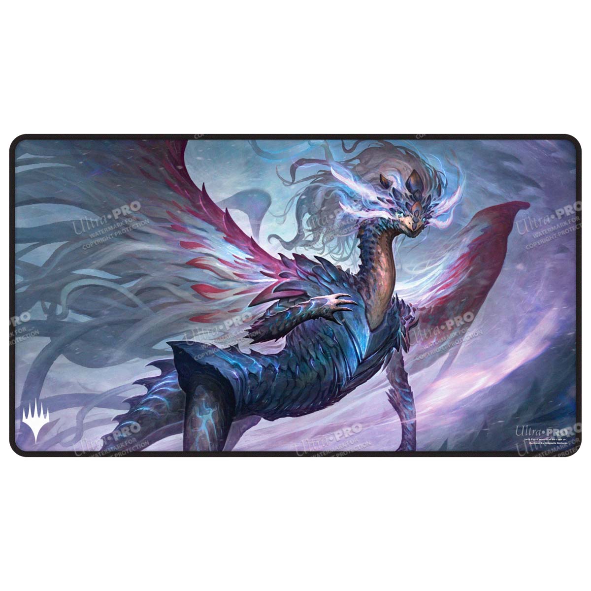 Tarkir Dragonstorm Shiko, Paragon of the Way Black Stitched Playmat fo ...