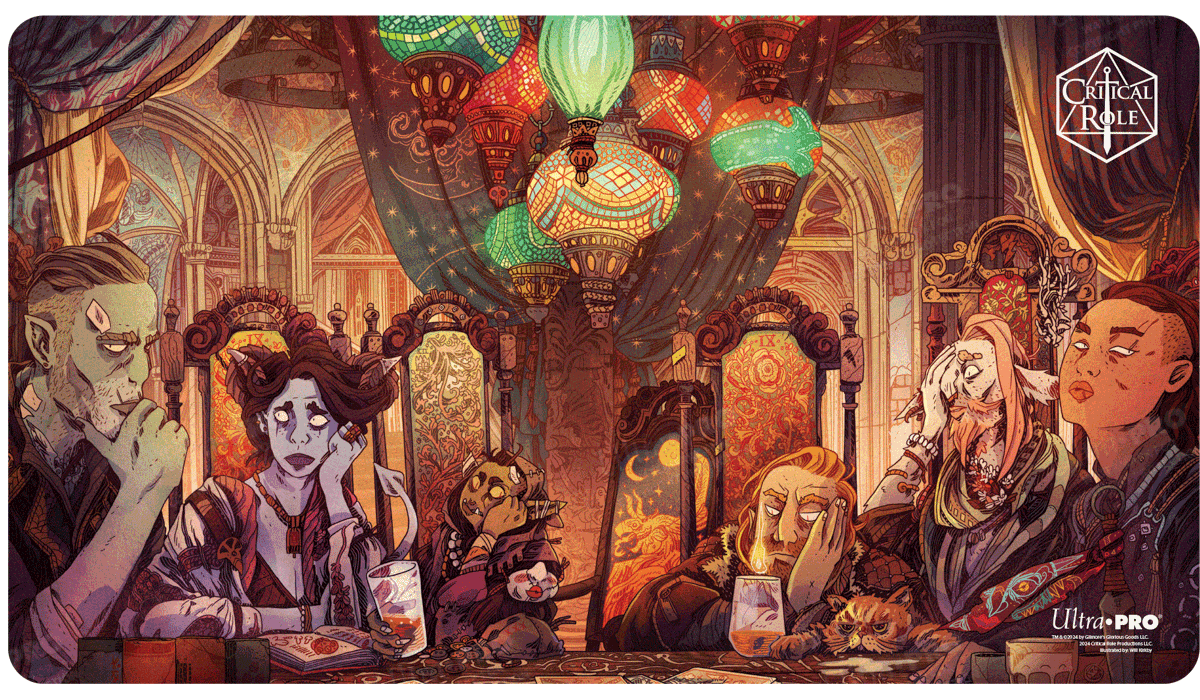Critical Role PoD Stitched Edge Playmat - Toast to Mollymauk