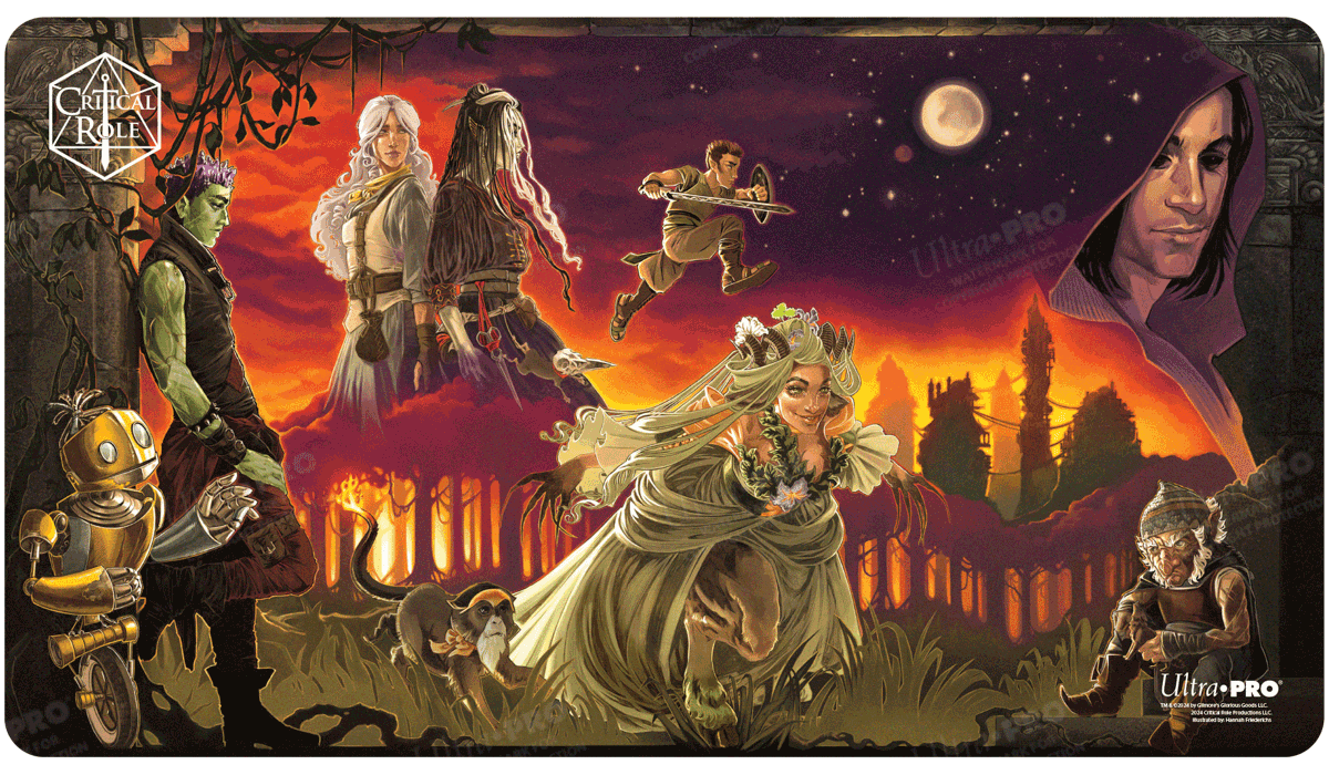 Critical Role PoD Stitched Edge Playmat - Pulp Poster
