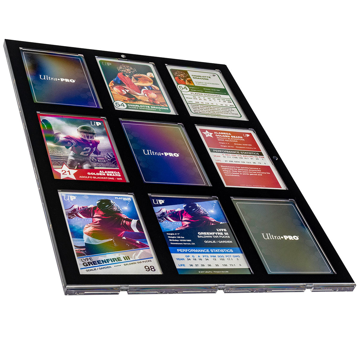 35PT 9-Card Black Border UV ONE-TOUCH Magnetic Holder | Ultra PRO International