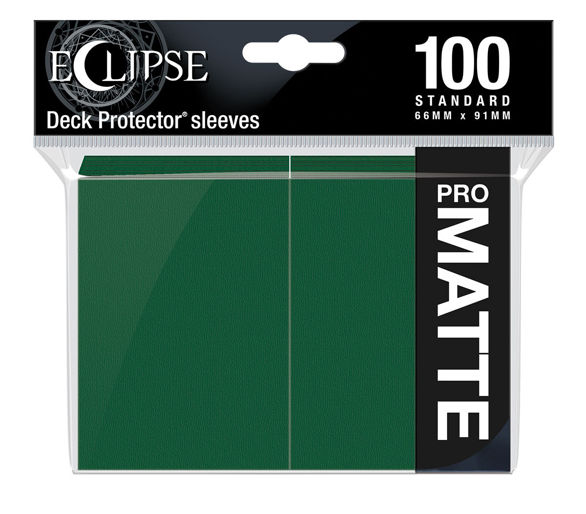 Eclipse Matte Standard Deck Protector Sleeves (100ct) - Forest Green ...