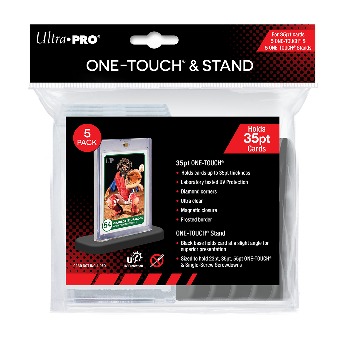 35PT ONE-TOUCH & Stands (5ct) | Ultra PRO International