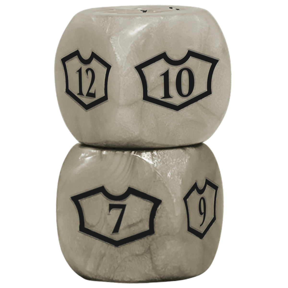 Deluxe D6 Loyalty Dice Set (4ct) with 7-12 for Magic: The Gathering ...