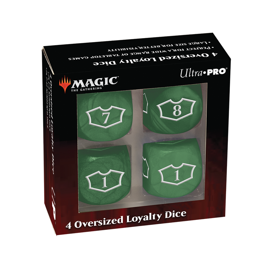Deluxe D6 Loyalty Dice Set (4ct) with 7-12 for Magic: The Gathering ...