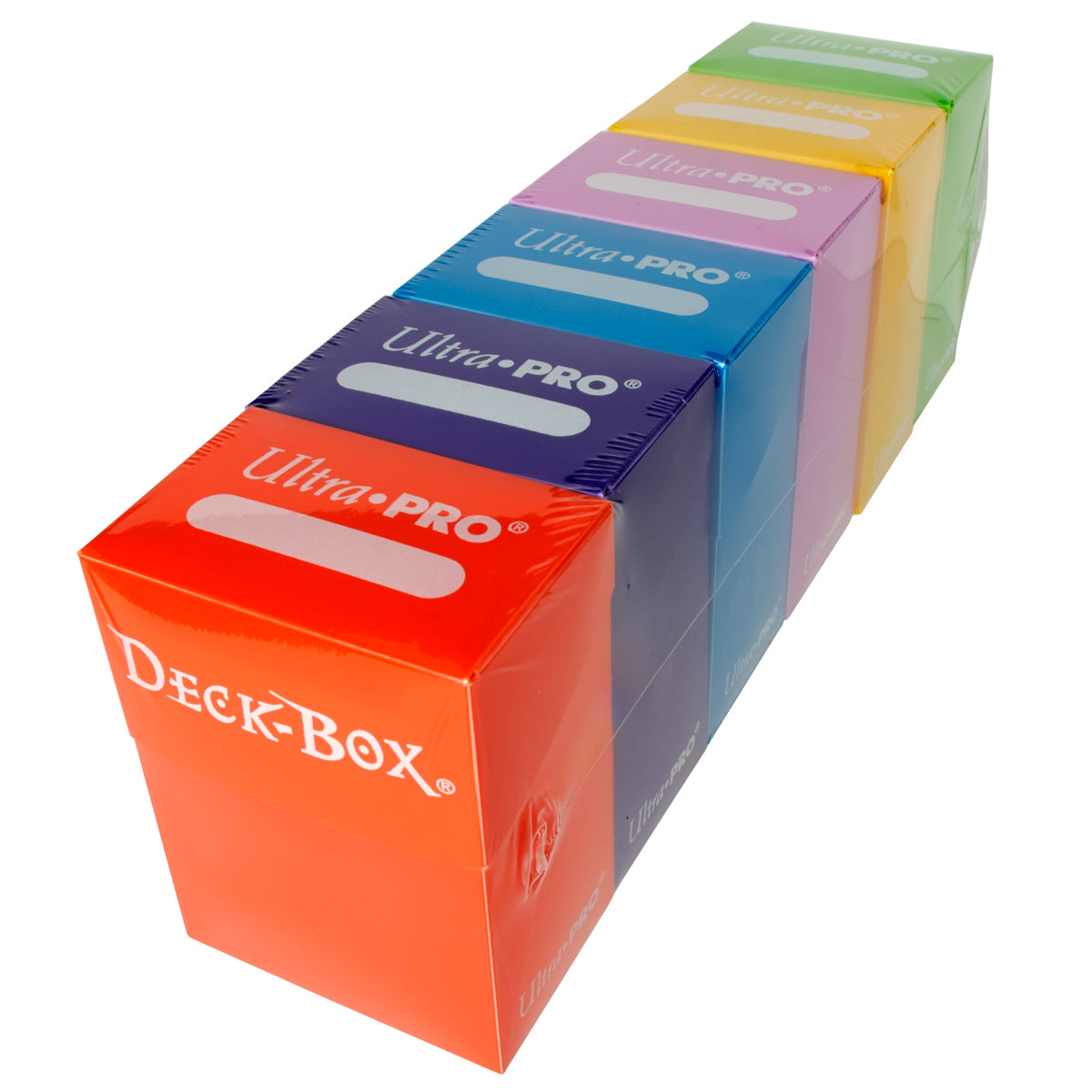 Ultra PRO 6 Color Deck Box Bundle (Orange, Purple, Blue, Pink, Yellow ...